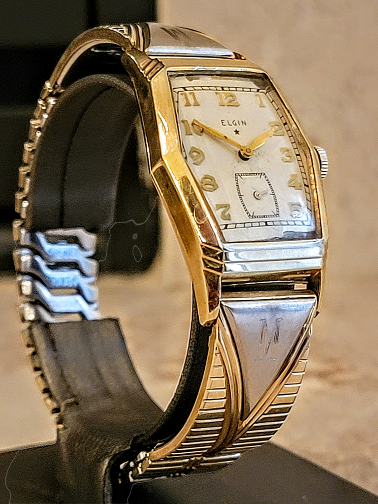 1939 ELGIN Cavalier Watch Ref. 2837 17 Jewels Cal. 524 U.S.A. Made ...