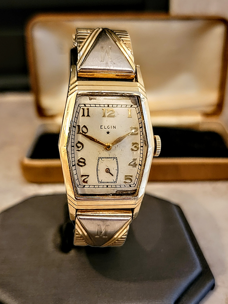 1939 ELGIN Cavalier Watch Ref. 2837 17 Jewels Cal. 524 U.S.A. Made ...