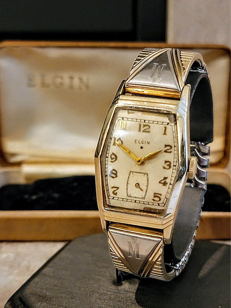 1939 ELGIN Cavalier Watch Ref. 2837 17 Jewels Cal. 524 U.S.A. Made ...