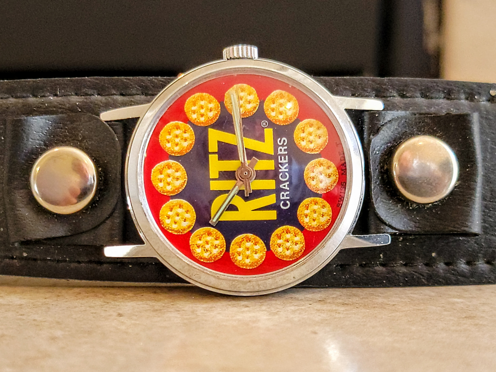 1970's RITZ Crackers Advertising Watch Cal. EB 8810 SWISS Made – SECOND ...