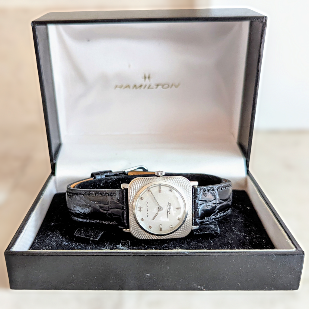 1966 HAMILTON Thinline 2019 Watch 14K GOLD Swiss Made – SECOND HAND ...