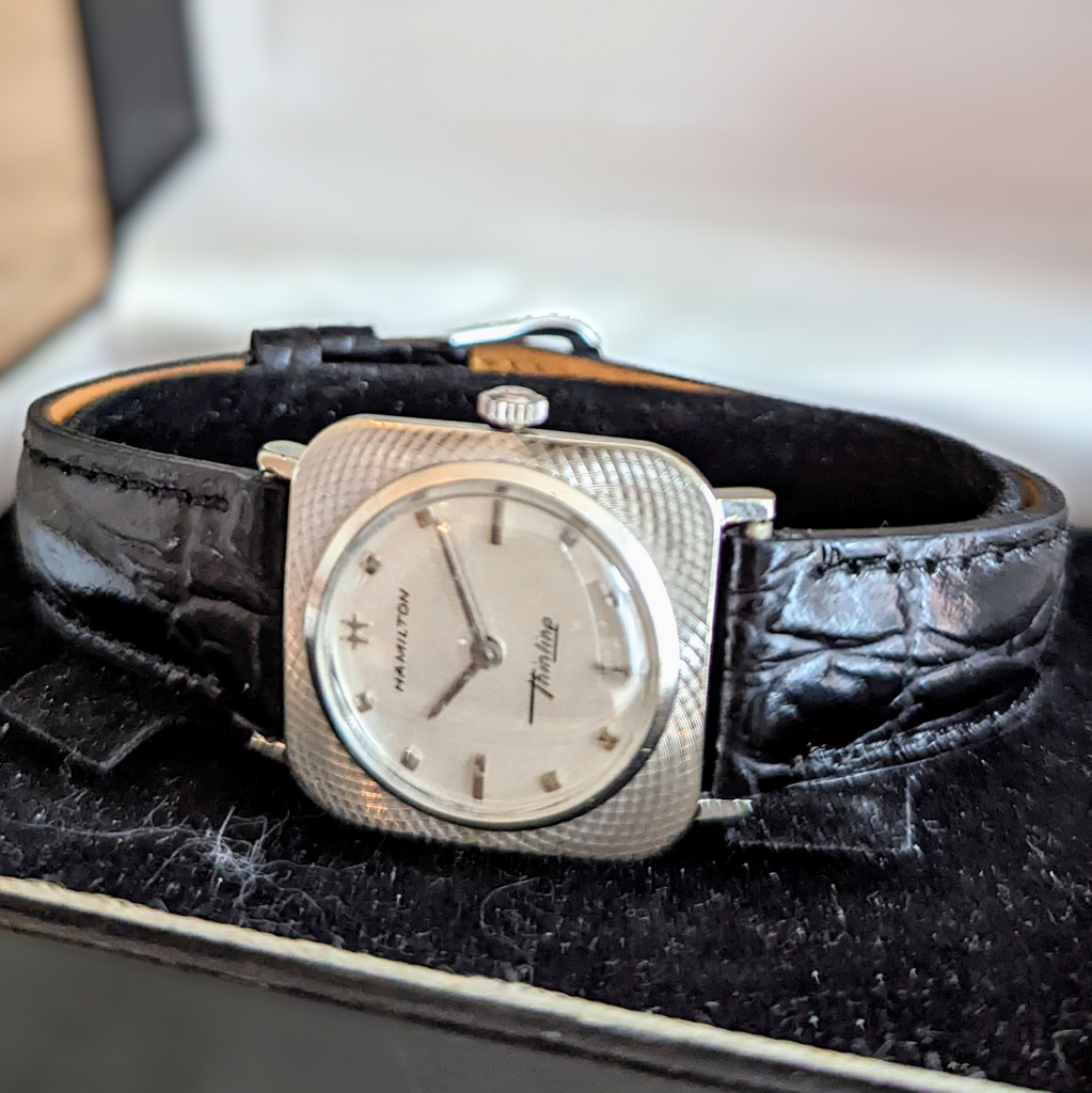 1966 HAMILTON Thinline 2019 Watch 14K GOLD Swiss Made – SECOND HAND ...