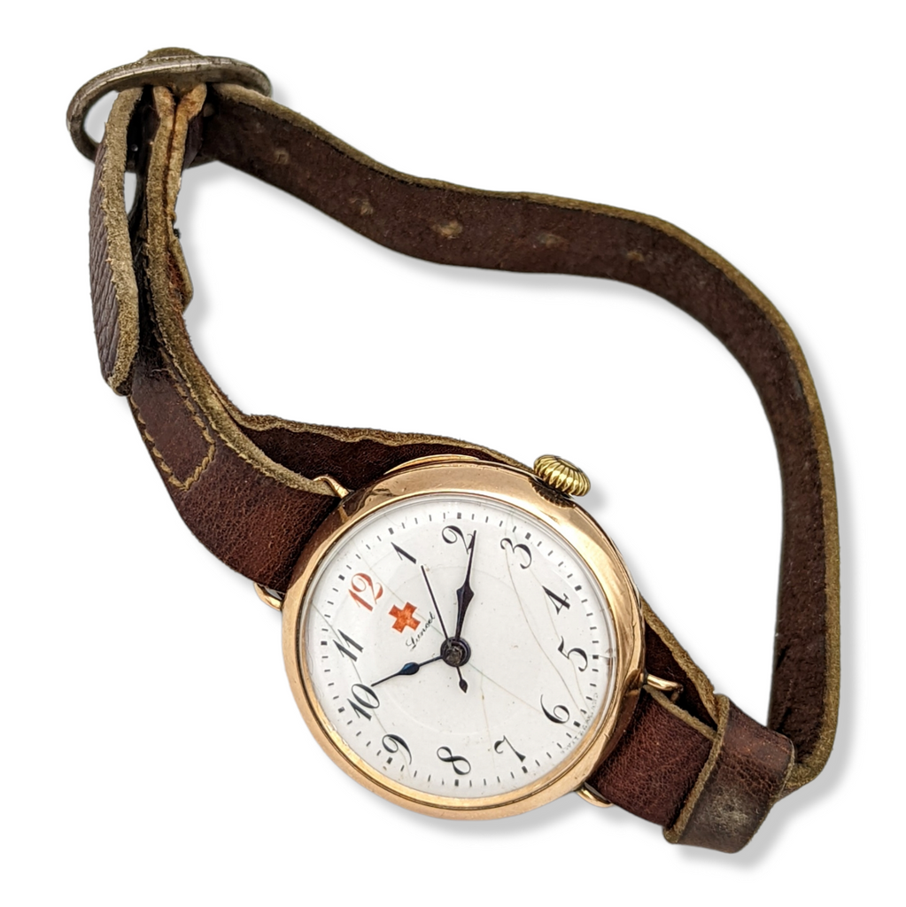 Lancet Red Cross Medical Wristwatch - WWI Trench Watch - REBBERG Movem ...
