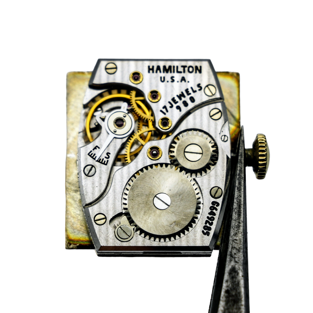 1950 Hamilton Franklin Wristwatch 10K GF Grade 980 17 Jewels Watch ...