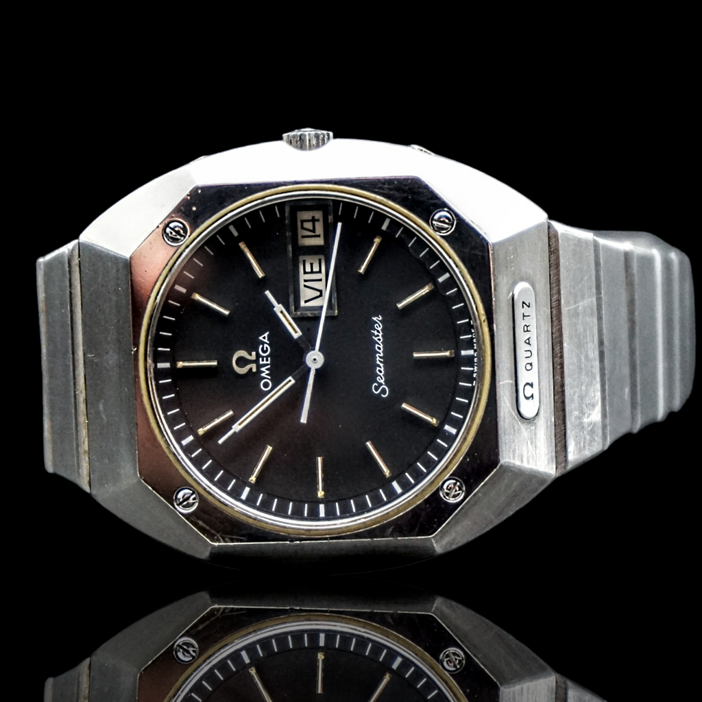 1975 OMEGA Seamaster Mariner Wristwatch Cal. 1310 Swiss Quartz Watch R ...