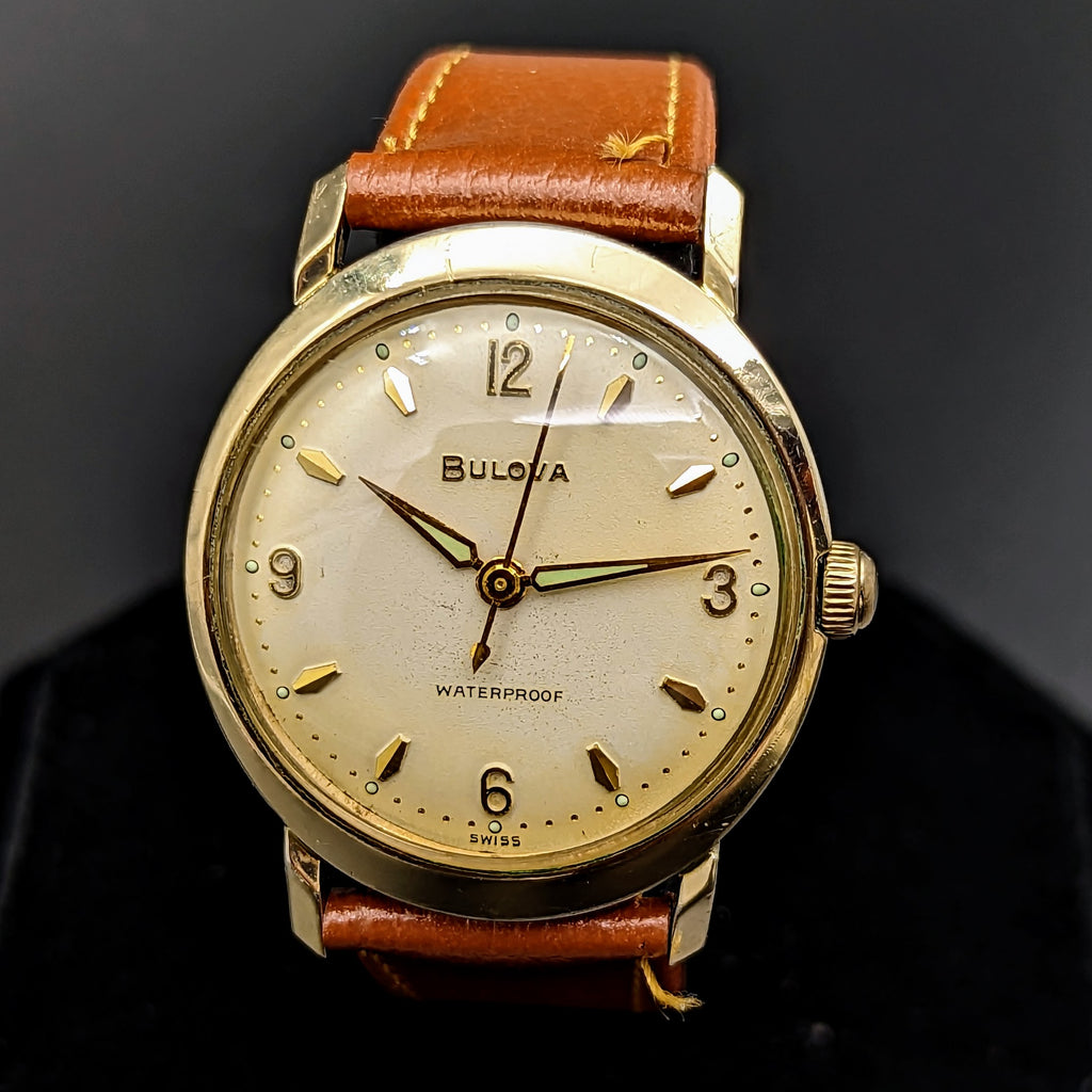 BULOVA 1963 Sea King Wristwatch Swiss Cal. 11AFC 17 Jewels Vintage Wat ...