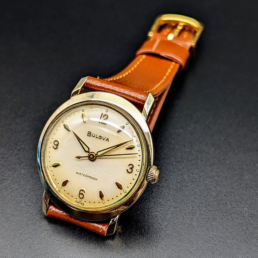 BULOVA 1963 Sea King Wristwatch Swiss Cal. 11AFC 17 Jewels Vintage Wat ...