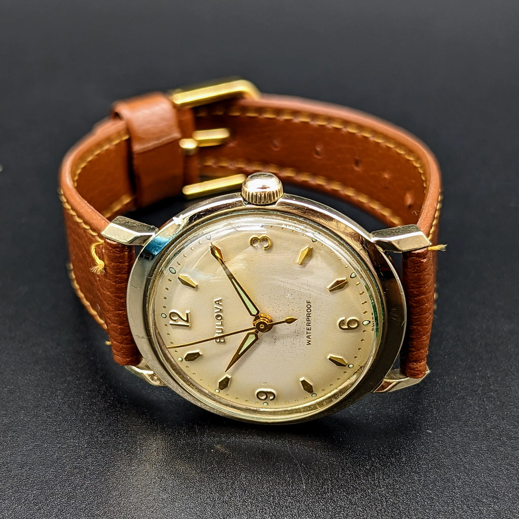 BULOVA 1963 Sea King Wristwatch Swiss Cal. 11AFC 17 Jewels Vintage Wat ...