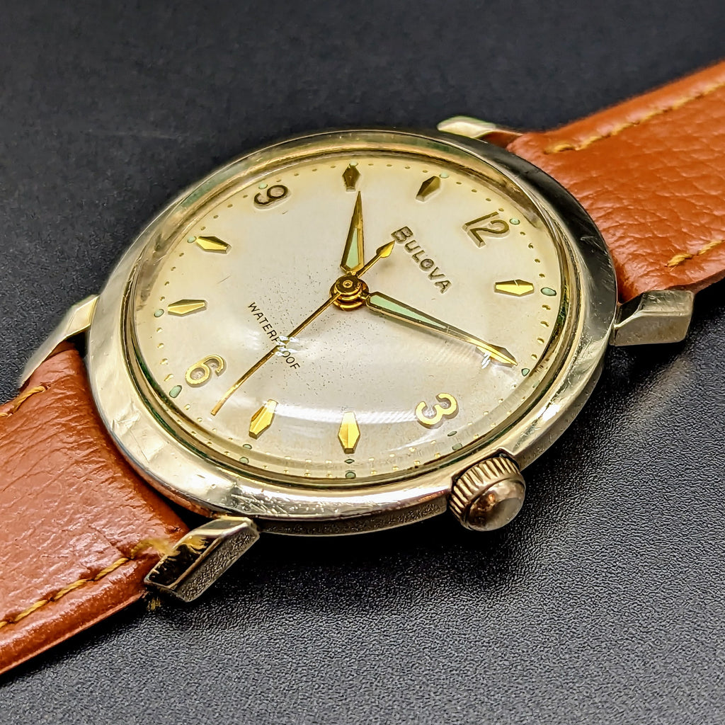 BULOVA 1963 Sea King Wristwatch Swiss Cal. 11AFC 17 Jewels Vintage Wat ...